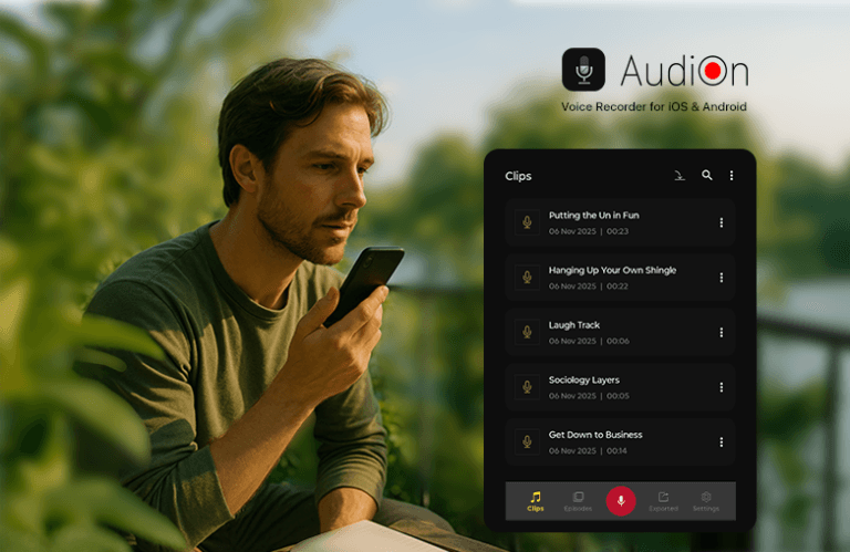 Best Audio File Organizer App for Voice Recordings – AudiOn